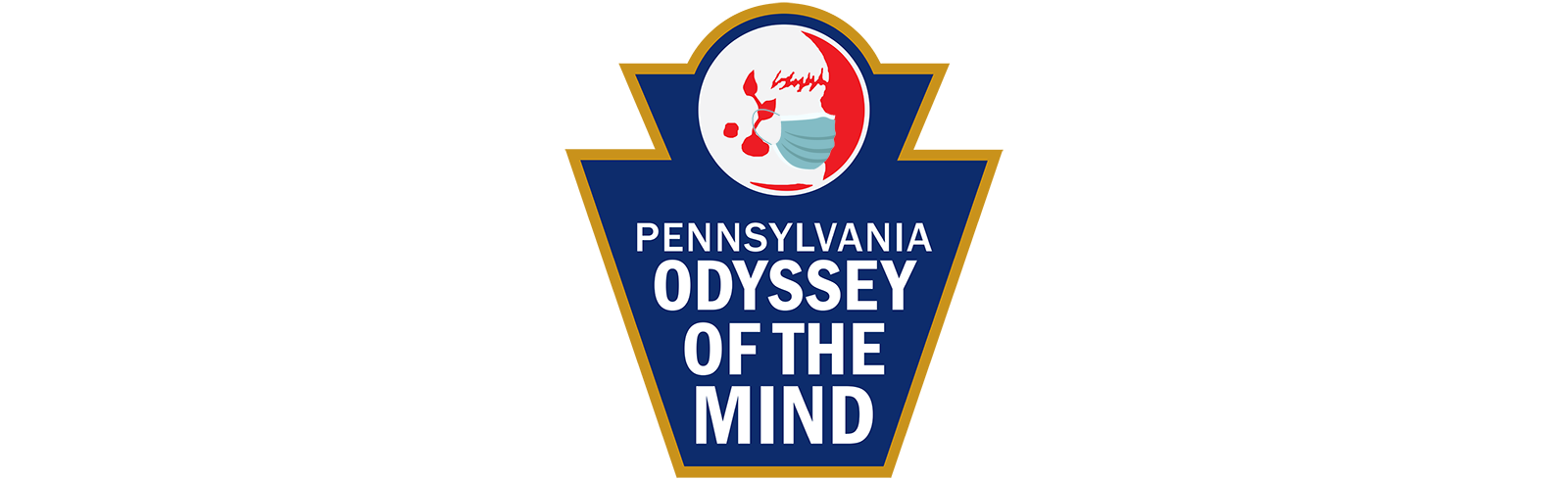 PA OotM Keystone logo with mask web – Pennsylvania Odyssey of the Mind